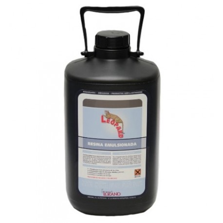 Resina emulsionada de látex para procesos de pulimentación